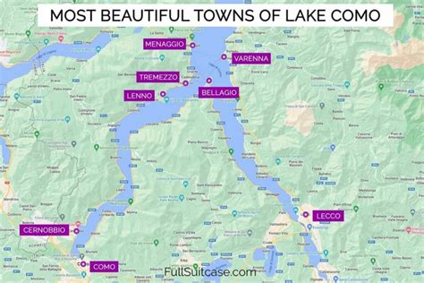 8 Best Towns And Villages To See In Lake Como Map And How To Visit