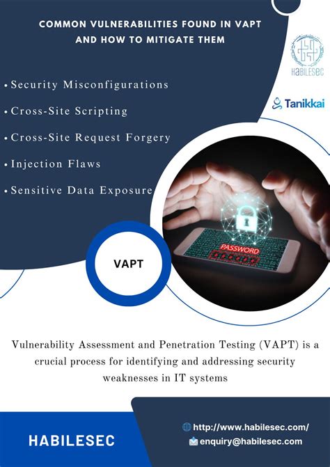 Habilesec India Private Limited On Linkedin Common Vulnerabilities Found Vapt Mitigate