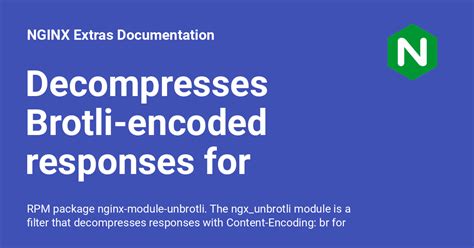 decompresses brotli encoded responses for clients that do not support