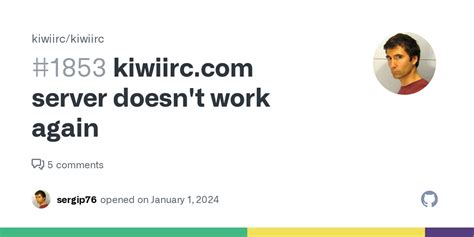 server doesn t work again · issue 1853 · kiwiirc kiwiirc