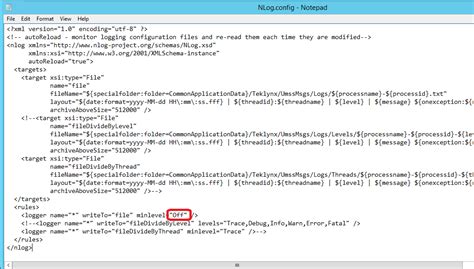 Enable Tracing Or Logging For Tkxsvrservice Teklynx Central