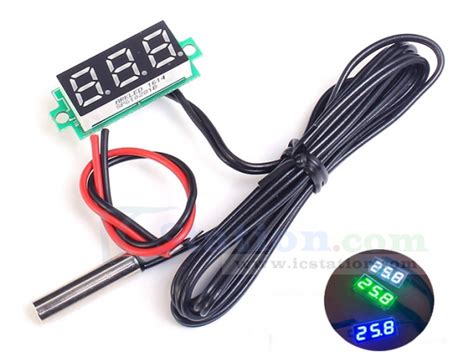 0 28 Inch Led Digital Thermometer Temperature Sensor Icstation