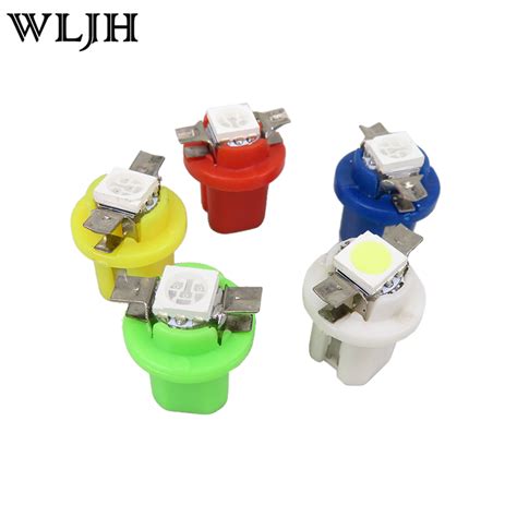 10pcs Bright White B8 5d B8 5 T5 Led 509t Car Led Gauge 1smd 5050 Led