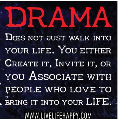 No Drama Don T Need It Setting Up Scenarios Is Still Drama Big Huge Crisis Are Drama But So