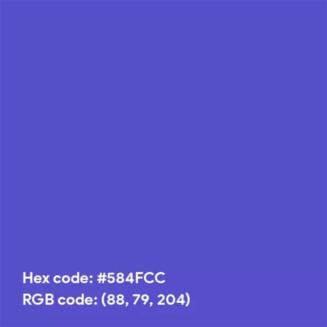 584fcc Color Name Is Iris