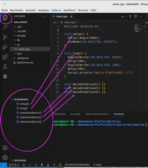 arduino programmieren wie die profis mit vs code und platform io db