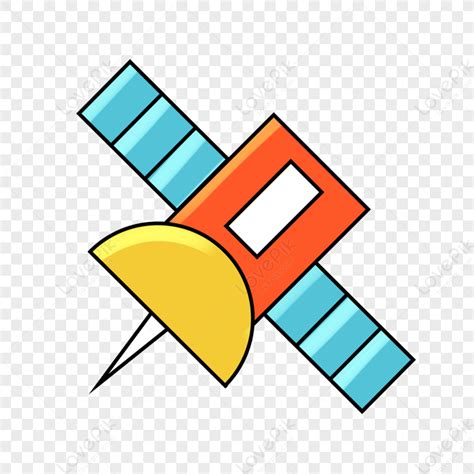 귀여운 일러스트 밝은 위성 클립 아트 우주아름다운우주선 Png 일러스트 무료 다운로드 Lovepik