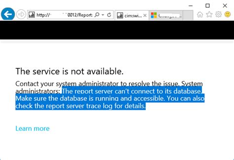 Sql Rsconfig Generates A Dsn Connection String Doesnt Work Stack