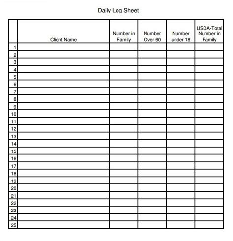 Excel Log Sheet Examples At Albert Hansen Blog