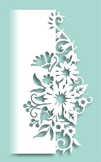 Вытынанки 8 Марта шаблоны из бумаги Azalia