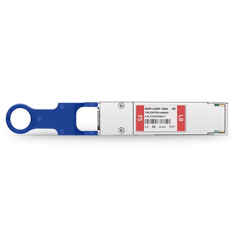 Dell Compatible Qsfp28 100g Passive Loopback Testing Module