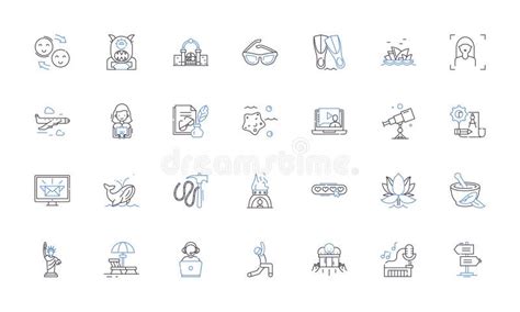 Education Line Icons Collection Learning Instruction Curriculum Pedagogy Literacy