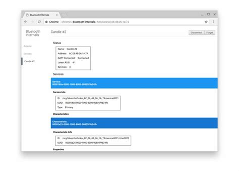 透過 Javascript 與藍牙裝置通訊 Capabilities Chrome For Developers