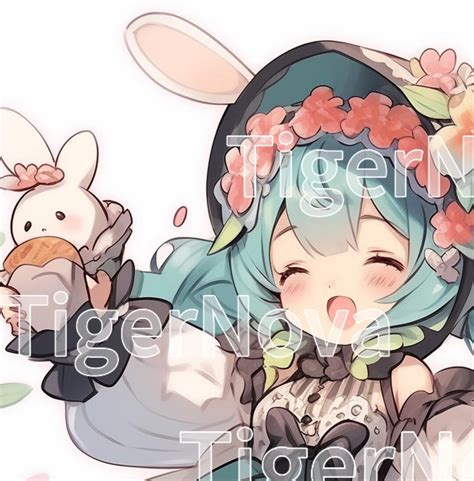 Dnd Bunny Girl Chibi Anime Adopt Etsy