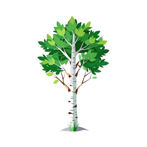 Premium Vector Trees Flat Style Vector Illustration Concepts