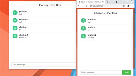 GitHub Ghailen Chat Application With Websocket Spring Boot Javascript