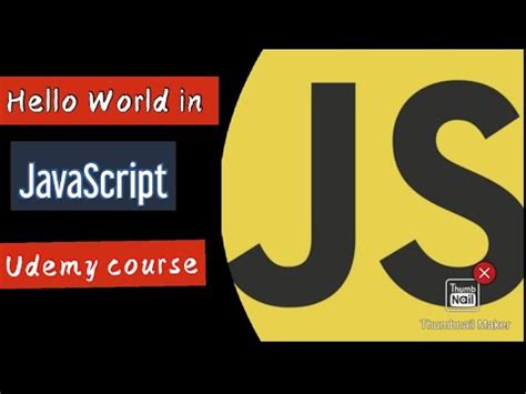 Hello World Program In JavaScript Learn JavaScript TheWebSeeker YouTube