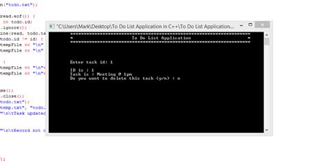 To Do List Application In C Free Source Code SourceCodester