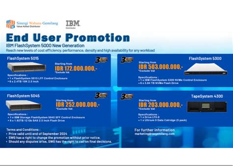 IBM Flash System End User Promotion