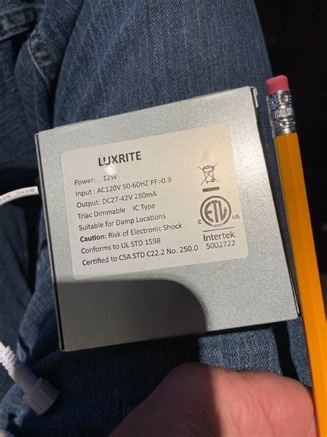 6 Inch LED Wafer Lights Electrician Talk