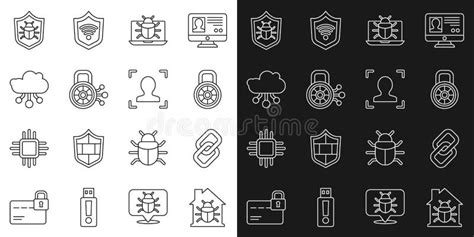 Set Line House System Bug Chain Link Safe Combination Lock System