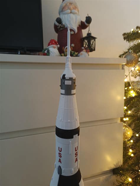 Saturn 5 Saturn V Apollo 11 Rocket Model Scale 1144 Fully