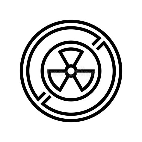 Zero Toxins Product Label Caution Line Icon Vector Illustration Stock Vector Illustration Of