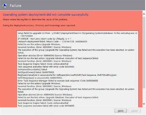 MDT 2013 Update 2 ADK 10 Upgrade To Windows 10 Error Software Spiceworks Community