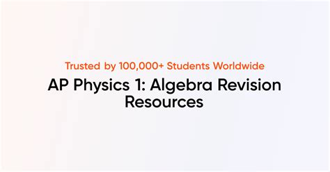 Ap Physics 1 Algebra Resources Tutorchase