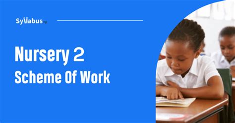 Primary 3 Scheme Of Work For All Subject Download Free PDF SyllabusNG