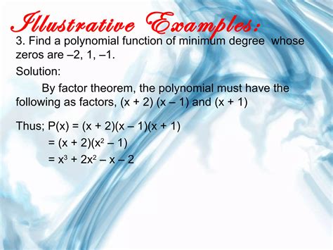 Factor Theorem PPT
