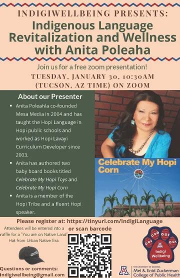 Indigenous Language Revitalization And Wellness With Anita Poleaha