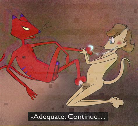 Rule 34 Anthro Blush Bodily Fluids Cartoon Network Courage The Cowardly Dog Dialogue Dominant