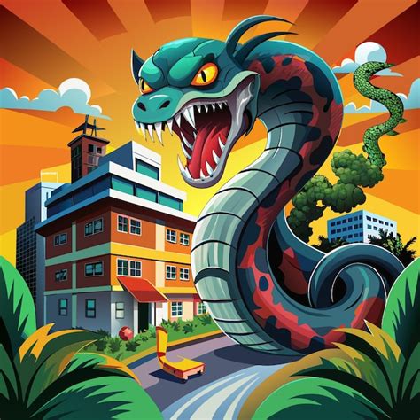 Premium Vector Boelens Python Threatening Lies Hospital Vector