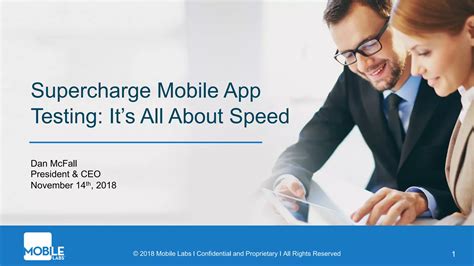 Mobile Labs Supercharge Mobile App Testing All About Speed Ppt