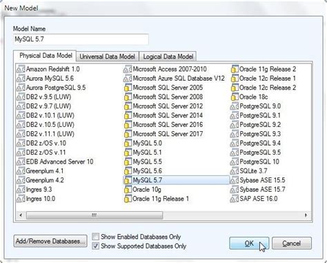 Using Toad Data Modeler With Toad Edge For Mysql 5x I
