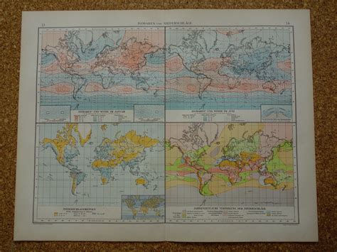 Isotherm World Map