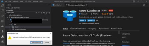Unable To Open Graph Explorer For Cosmos Graph Db Issue Microsoft Vscode Cosmosdb Github