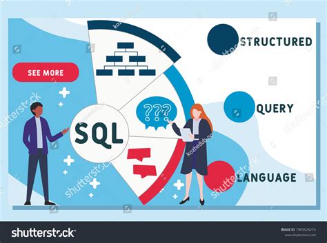 Vector Website Design Template Sql Structured Stock Vector Royalty Free Shutterstock