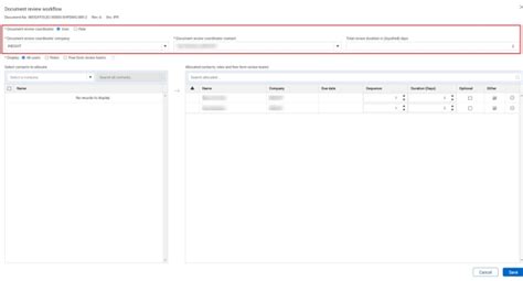 Manage Review Coordinators