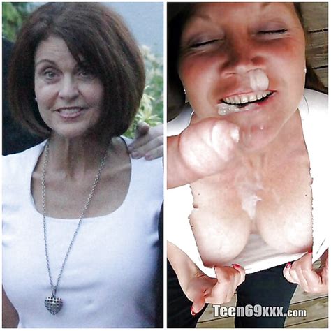 Face Before And After Cumshot