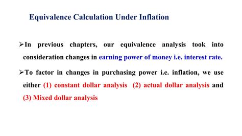 Engineering Economic Analysis Week 13 Inflation Its Causes