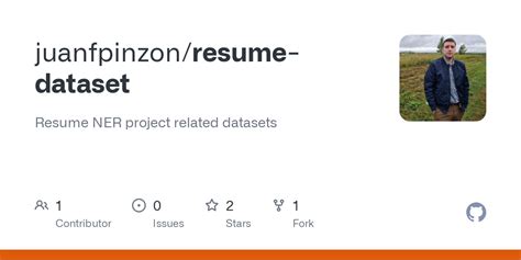 Github Juanfpinzon Resume Dataset Resume Ner Project Related Datasets