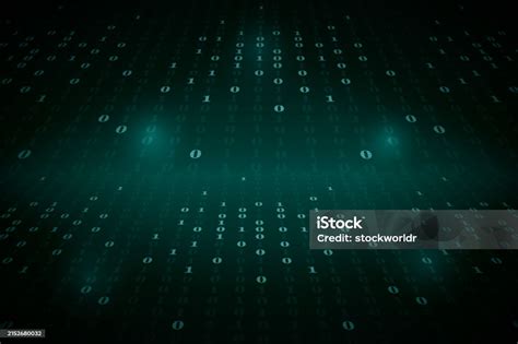 Abstract Technology Binary Code Background Stock Illustration - Download Image Now - Abstract ...