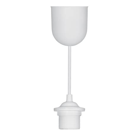 Lamp Holder Suspension Kit With 1 E27 Lamp Holder And 1 White Cable