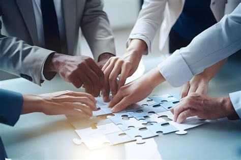 premium photo teamwork for innovation and problemsolving