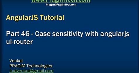 Sql Server Net And C Video Tutorial Case Sensitivity With Angularjs Ui Router