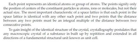 Vedupro Unit Cell And Space Lattice Unit Cell Space Lattice