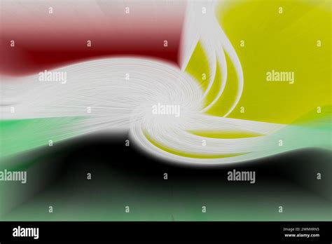 Abstract Design Of Several Forms Overlapping Colors And Colored Lines