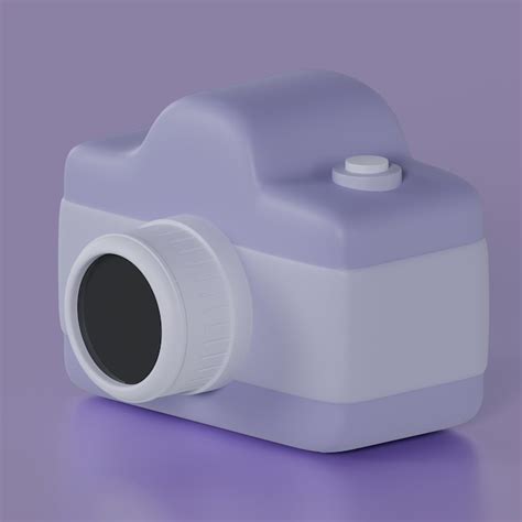 premium psd psd 3d rendered camera illustration